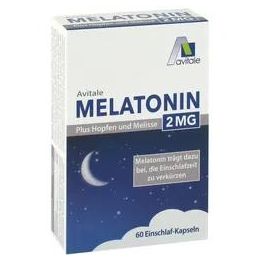 Avitale Melatonin 2mg Plus Hopfen und Melisse 60 ST