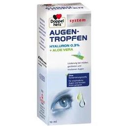 Doppelherz Augen-Tropfen Hyaluron 0.3% System 10 ML