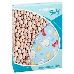 Dr. JUNGHANS Kirschkernkissen 10x10cm Baby Weiss/Blau Kariert 1 ST