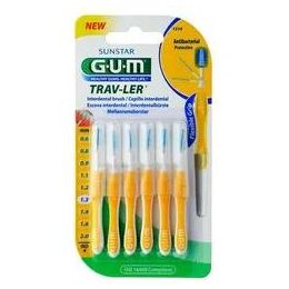 Sun Star Gum Trav-Ler Gelb Tanne 1.3Mm Interdental+6 Kappen 6 ST