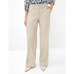 Brax Damen Palazzohose Style MAINE, hellbeige, Gr. 36