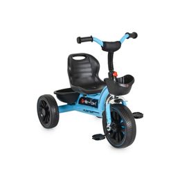 Byox Dreirad Hunter EVA-Reifen, verstellbarer Sitz, Korb, ergonomische Griffe blau