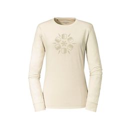 Sch&ouml;ffel Sch&ouml;ffel Funktionsshirt 'Hasliberg' Damen Gr&ouml;&szlig;e L pastellgr&uuml;n / wollwei&szlig;