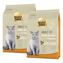 SELECT GOLD British Shorthair Adult Gefl&uuml;gel und Lachs 2x2,5 kg