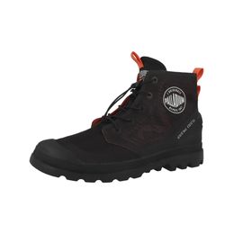 Palladium Lace-Up Boots ' Pampa Lite Travel Vt' male size 38 Black
