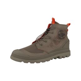 Palladium Lace-Up Boots 'Pampa Lite Travel Vt ' male size 47 Taupe / Khaki / Orange