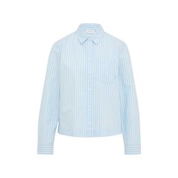 comma, Comma Casual Identity Bluse Damen Gr&ouml;&szlig;e XXL himmelblau / wei&szlig;