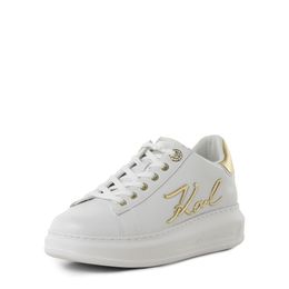 K by KARL LAGERFELD Karl Lagerfeld Sneaker 'Kapri' Damen Gr&ouml;&szlig;e 38 gold / wei&szlig; Sommerschuhe