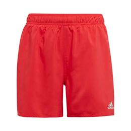 adidas Sportswear Sportbadeshorts 'Water-Reactive Swim Shorts' Jungen Gr&ouml;&szlig;e 176 hellgrau / rot
