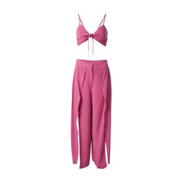 Trendyol Set: Top und Hose Damen Gr&ouml;&szlig;e XS dunkelpink