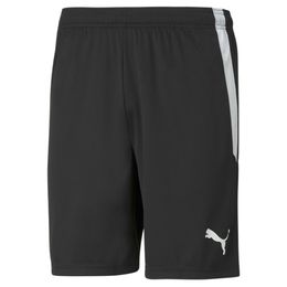 Puma Sportshorts 'TeamLiga' Damen Gr&ouml;&szlig;e XXL hellgrau / schwarz / wei&szlig;