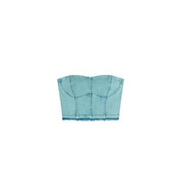 Scalpers Denim Top Damen Gr&ouml;&szlig;e M t&uuml;rkis