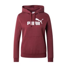 Puma Sportsweatshirt 'Ess No. 1' Damen Gr&ouml;&szlig;e M merlot / wei&szlig;
