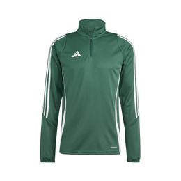 adidas Performance Sportsweatshirt 'Tiro 24' Herren Gr&ouml;&szlig;e XS dunkelgr&uuml;n / wei&szlig;