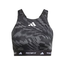 adidas Performance Sport-BH Damen Gr&ouml;&szlig;e M grau / schwarz / wei&szlig;