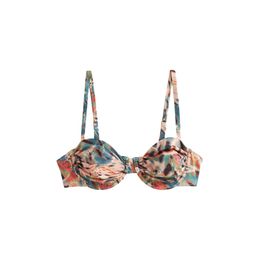 next Bikinitop Damen Gr&ouml;&szlig;e 75 hellblau / orange / pastellpink / schwarz
