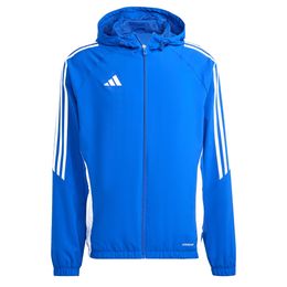 adidas Performance Training Jacket 'Tiro 24' male size XL Blue / White
