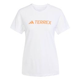 adidas terrex Funktionsshirt 'Multi Climacool Logo Tech' Damen Gr&ouml;&szlig;e M orange / wei&szlig;
