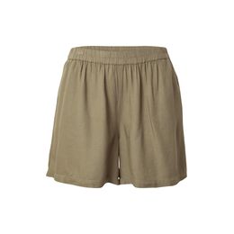 Pieces Curve Shorts 'PCPIA' Damen Gr&ouml;&szlig;e 54 khaki