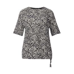 Street One Shirt Damen Gr&ouml;&szlig;e XXXL elfenbein / schwarz