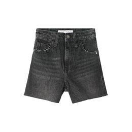 Bershka Shorts Damen Gr&ouml;&szlig;e 30/31 black denim / silber
