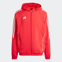 adidas Performance Sportjacke 'Tiro 24' Herren Gr&ouml;&szlig;e M knallrot / wei&szlig;