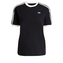 adidas originals T-Shirt 'Ruffle 3-Stripes' Damen Gr&ouml;&szlig;e XXXL/4XL schwarz / wei&szlig;