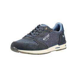 Mustang Shoes Sneaker »Sneaker Lederimitat« Navy 45 45 Verschluss: Schnürung