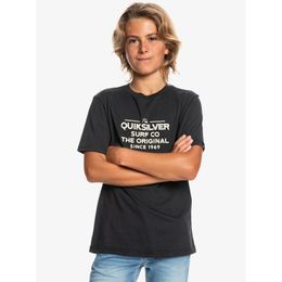 Quiksilver T-Shirt »Feeding Line« schwarz 12(148-156cm) 12(148-156cm) Ärmel: kurzärmlig
