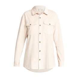 Roxy Langarmshirt &raquo;Let It Go&laquo; Tapioca L L Material: Schwerer Kord aus Baumwolle [205...