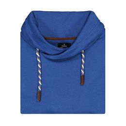 Ragman Sweatshirt Royal blau-736 3XL5658 3XL5658 Modischer Maseltov-Kragen