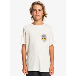 Quiksilver T-Shirt »Closed Bubble« Antique White Heather 10(140-148cm) 10(140-148cm) Ärmel: kurzärmlig