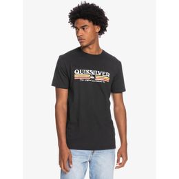 Quiksilver T-Shirt »Lined Up« schwarz XXL XXL Ärmel: kurzärmlig