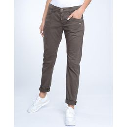 Gang Relaxhose »Hosen Relaxed 94GERDA« dark chocolate old 33 - Normalgrößen Normalgrößen 33 Relaxed Fit Hose mit tief sitzendem Schritt und...