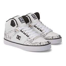 DC Shoes Sneaker »Pure High-Top Wc Se Sn« White/Black Print 9,5(42,5) 9,5(42,5) Obermaterial: Obermaterial aus Leder und...