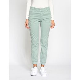 Gang Röhrenhose »Hosen Slim Fit 94RAFFAELA« jade green 26 - Normalgrößen Normalgrößen 26 Enspannter Jogger