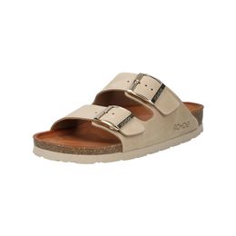 Rohde Pantolette »Pantoletten Nubukleder« Beige 41 41 Verschluss: Schlupfschuh
