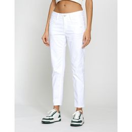 Gang Relaxhose »Hosen Relaxed 94AMELIE CROPPED« white 29 - Normalgrößen Normalgrößen 29 Relaxed Fit Jeans mit mittlerer Leibhöhe und verkürzter...