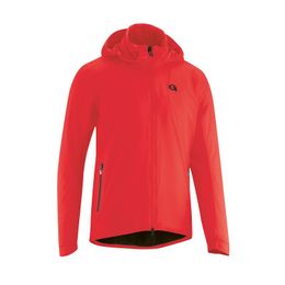 Gonso Fahrradjacke »Save Jacket Therm M« Herren Regenjacke wind- und wasserdicht, Radjacke mit Kapuze feuerrot XL XL Weite Passform