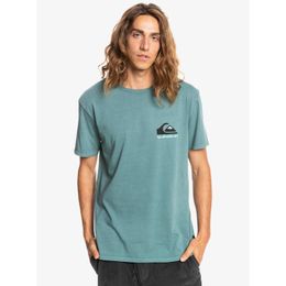 Quiksilver T-Shirt »Omni Logo« Sea Pine L L Ärmel: kurzärmlig