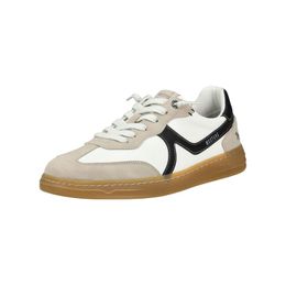 Mustang Shoes Sneaker »Sneaker Lederimitat« Ivory 44 44 Verschluss: Schnürung