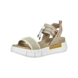 Nero Giardini Riemchensandale »Sandalen Lederimitat/Textil« Latte 37 37 Verschluss: Schlupfschuh