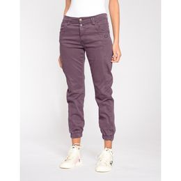 Gang Röhrenhose »Hosen Slim Fit 94RAFFAELA« purple rain old 24 - Normalgrößen Normalgrößen 24 Enspannter Jogger