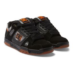 DC Shoes Sneaker »Stag« Black/Orange 9,5(42,5) 9,5(42,5) Leder-, Nubukleder- oder Wildlederobermaterial...