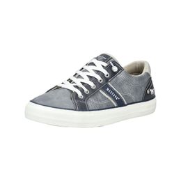 Mustang Shoes Herren Sneaker &raquo; Sneaker Lederimitat/Textil&laquo; blau 41