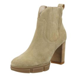 Paul Green High-Heel-Stiefelette »Stiefelette Veloursleder« Beige 39 39 Verschluss: Reißverschluss