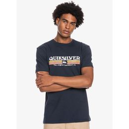 Quiksilver T-Shirt »Lined Up« Navy Blazer XXL XXL Ärmel: kurzärmlig