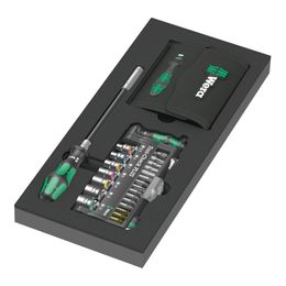 Wera 9750 Schaumstoffeinlage Kraftform Kompakt und Tool-Check PLUS Set 1, 57-teilig (05150150001)