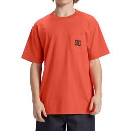 DC Shoes T-Shirt »DC Star Pocket« Hot Coral S S Stoff: Baumwolle, Baumwoll-Jersey