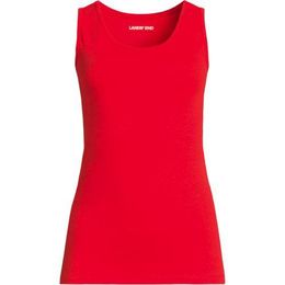 LANDS' END Baumwoll-Top, Damen,  Rot, Baumwolle, by Lands' End